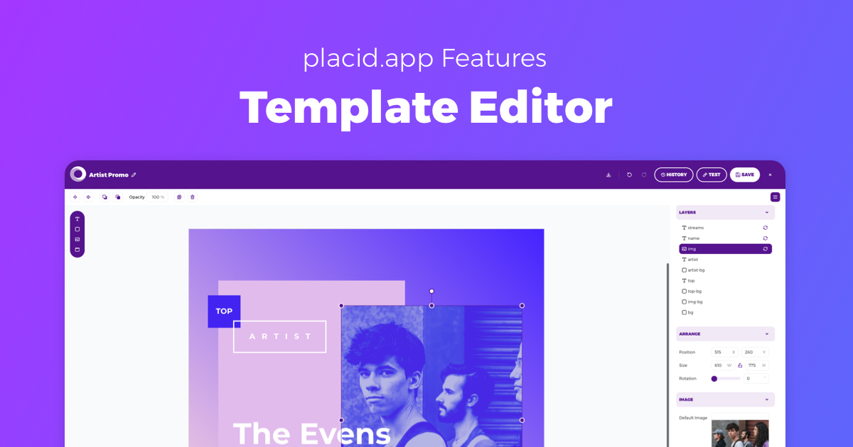 Template Editor - Placid.app
